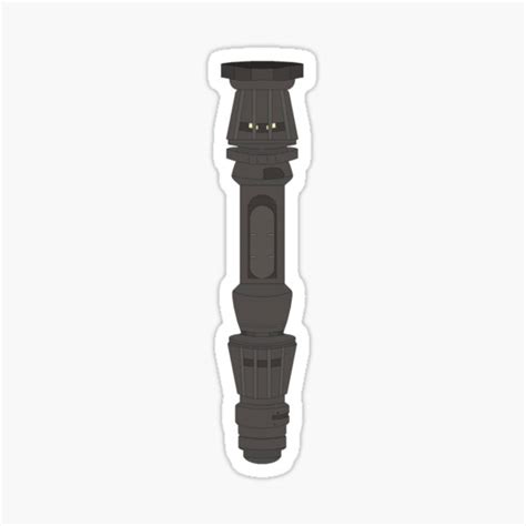 Lightsaber Hilt Sticker For Sale By Immelissasavin Redbubble