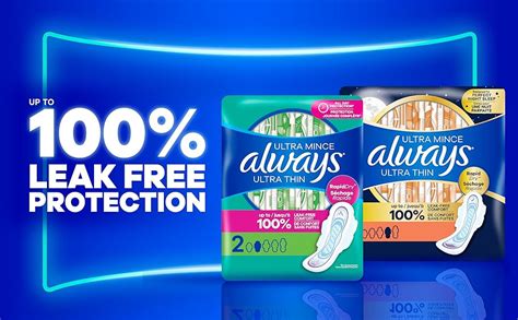 Always Ultra Thin Feminine Pads Without Wings For Women