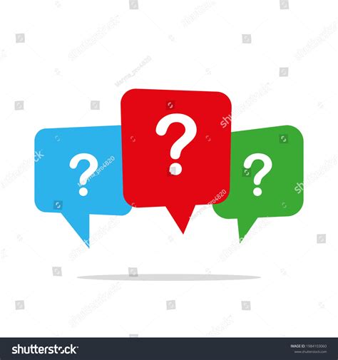 Message Box Question Mark Icon Stock Vector Royalty Free 1984103060 Shutterstock