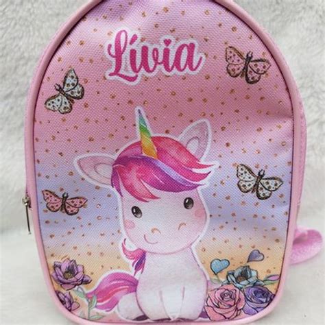 10 Mochilinha Aniversario Lembrancinhas Unicornio Elo7