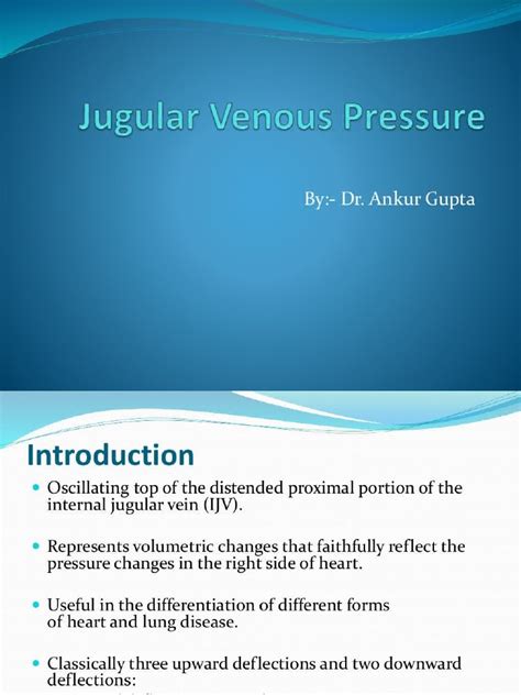 Jugular Venous Pressure 54073214 Pdf