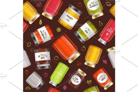 Jam Background Pattern Pre Designed Illustrator Graphics ~ Creative