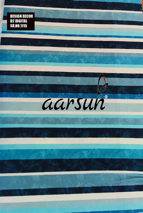 Blue Stripe Pattern Fabric For Home Furniture Dt 1115