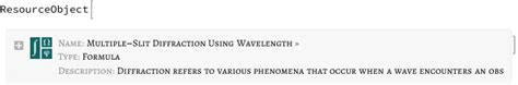 Multiple Slit Diffraction Using Wavelength Wolfram Formula Repository