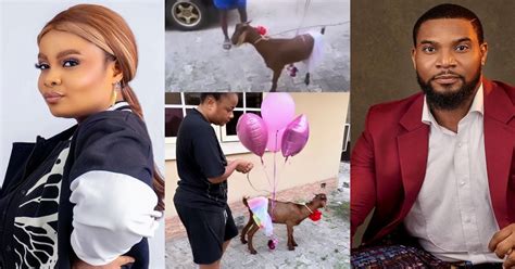 Bimbo Ademoye Baffled As Kunle Remi Ts Her Goat On Birthday