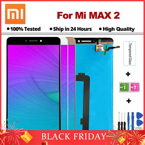 LCD Display For XIAOMI MI MAX LCD Touch Screen Max Mi Max LCD Digitizer With Frame