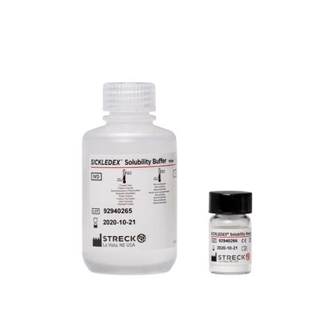 Sickledex Testing Kit For Hemoglobin S Streck