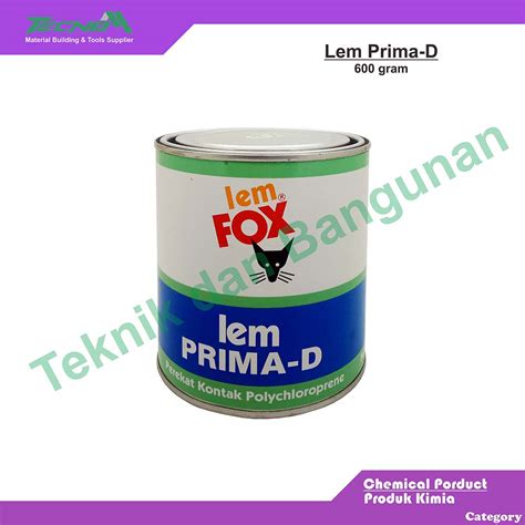Lem Prima D Kuning Kaleng 600 Gram Lazada Indonesia