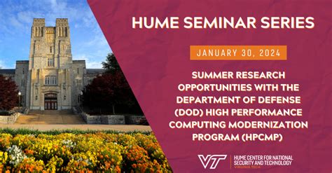 Events Hume Center Virginia Tech