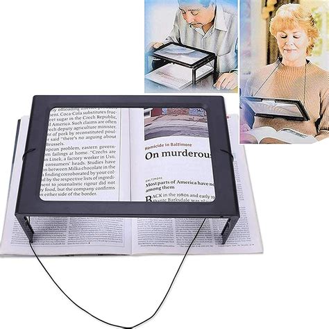 Lupa De Lectura Lupa Con Luz 3 Aumentos Ayuda De Lectura Para Ancianos