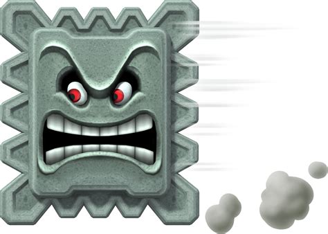 Filehorizontal Thwomppng Super Mario Wiki The Mario Encyclopedia