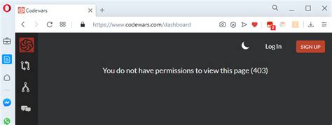 Viewing Dashboard When Logged Out Displays Error Page · Issue 2200