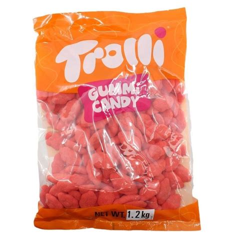 Trolli Strawberry Clouds Candy Lollies Sweets Bulk Pack 12kg Big W