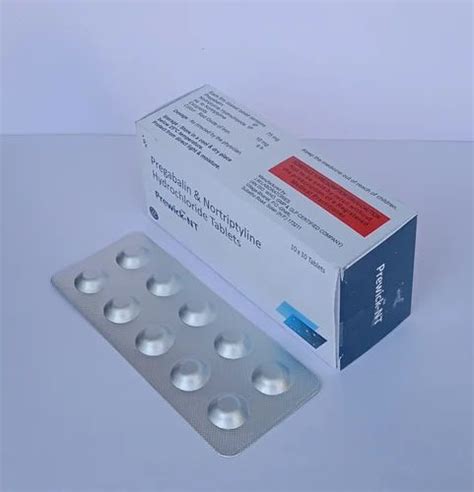Prewick Nt Pregabalin Nortriptyline Tablets 10 10 At ₹ 1350 Box In Manimajra