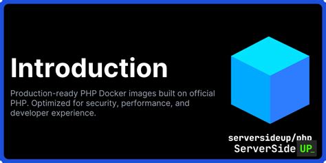Introduction Php Docker Images Serversideupphp