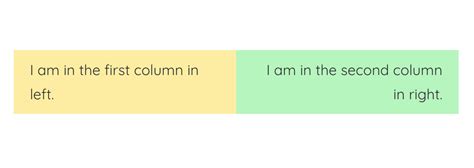 Two Column Layout Using Flexbox With Positioning In Html
