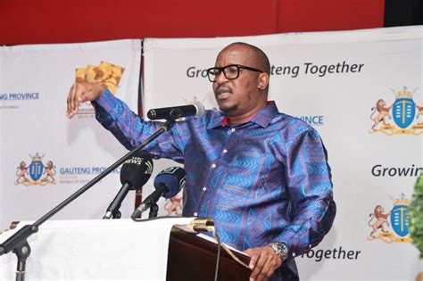 Gauteng Mec Matome Chiloane Addresses School Violence And Gangsterism