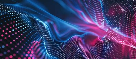 Abstract Digital Backdround Neural Networks And Information Flow In Virtual Reality Copy Space