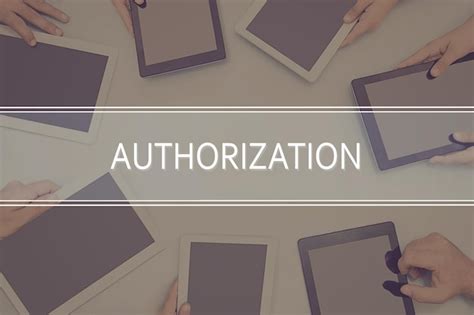 Premium Photo Authorization Concept Business Concept