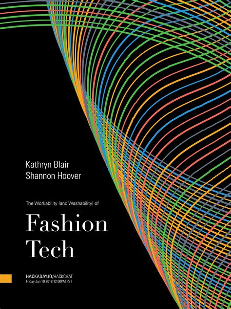 Fashion Tech Hackchat Poster On Behance