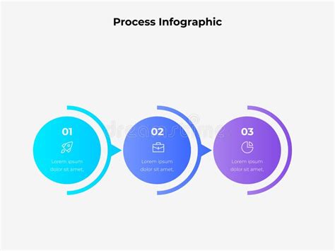 Bright And Dynamic Infographic In A Process Oriented Layout Showcasing Sequential Steps Using