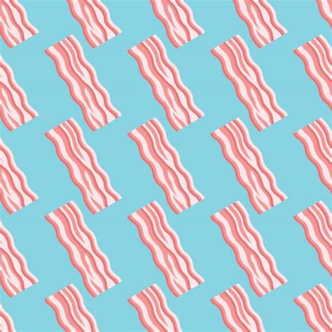 3000 Bacon Pattern Stock Illustrations Royalty Free Vector Graphics