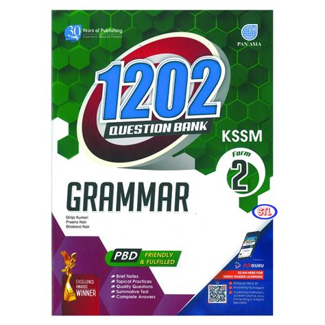 Form 2 Grammar 1202 Question Bank Shopee Malaysia