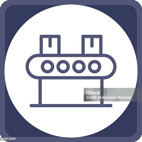 Assembly Line Line Circle Corner Stock Illustration Download Image