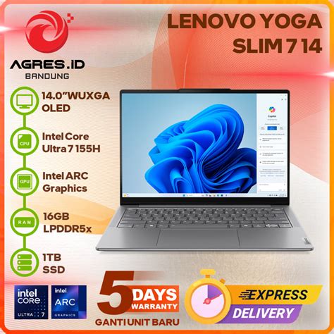 Jual LENOVO YOGA SLIM OLED TOUCH ULTRA H GB TB WUXGA EVO Shopee Indonesia