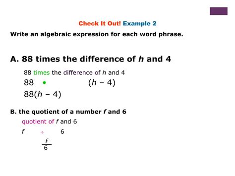 Ppt Writing Algebraic E Xpressions Powerpoint Presentation Free