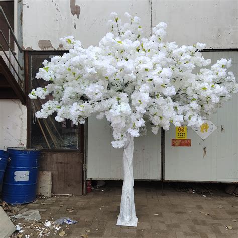 Artificial Cherry Blossom Tree 4ft 5ft 6ft Red White Pink Table Flower Centerpiece Fake 1 5m