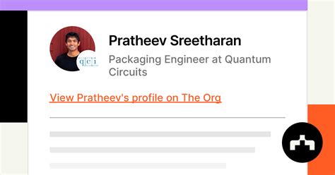 Pratheev Sreetharan Packaging Engineer At Quantum Circuits The Org