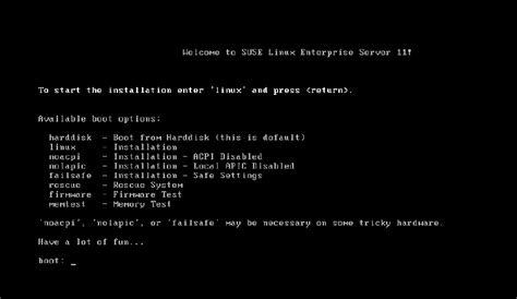 how to configure pxe server to install suse linux enterprise server 11