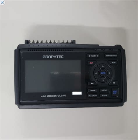 전시품 Gl240 휴대용 데이터로거 Graphtec Midi Logger 10채널