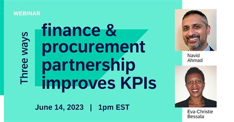 Three Ways Finance And Procurement Partnership Improves Kpis Sap Ariba