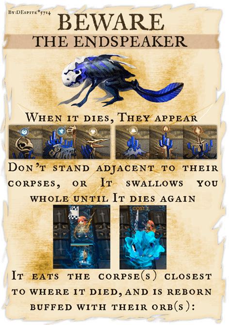 beware the endspeaker the endspeaker cheatsheet r arknights