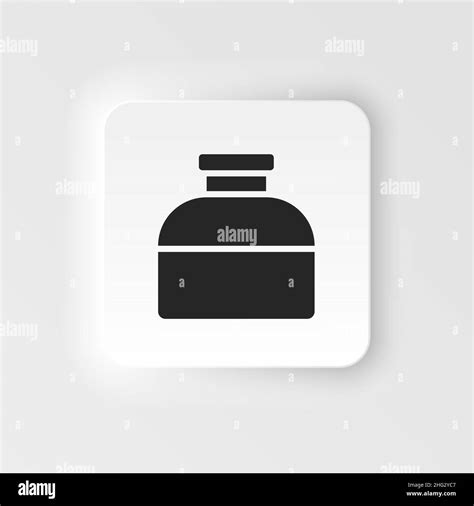 Ink Bottle Icon Vector Simple Element Illustration From Ui Concept