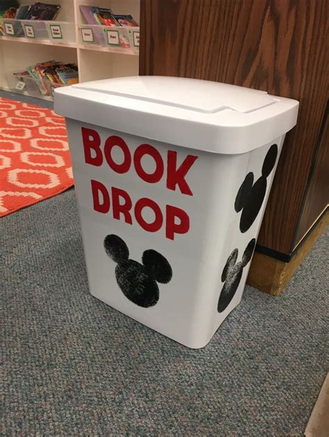 Organize Your Classroom Library With Repurposed Trash Can