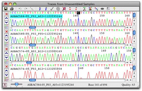 Codoncode Aligner Screen Shots