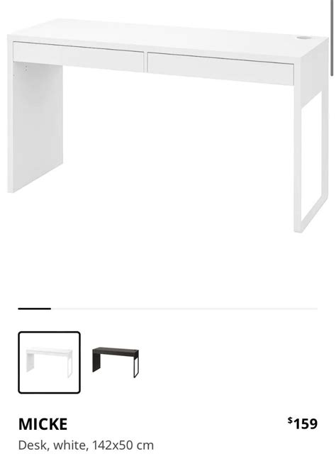 Micke Ikea Desk Furniture And Home Living Furniture Tables And Sets On