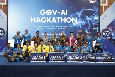 Gali Inovasi Ai Untuk Layanan Publik Pemerintah Gelar Govai Hackathon