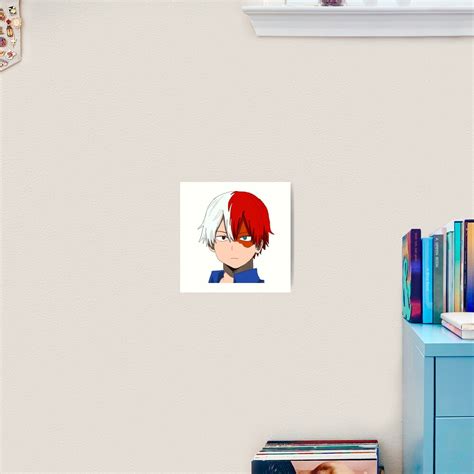 Shoto Todoroki My Hero Academia Art Print For Sale By Kaleswatkin
