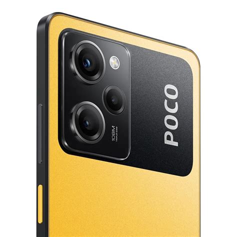 Мобилен телефон Poco X5 Pro, 5G, Dual Sim, 128GB, 6GB RAM, Жълт - eMAG.bg