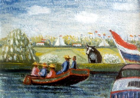Kees Andréa | Paintings prev. for Sale | Sailing on the Kaag