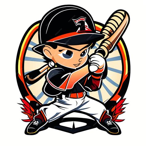 Dibujos Animados De Beisbol Vector Premium