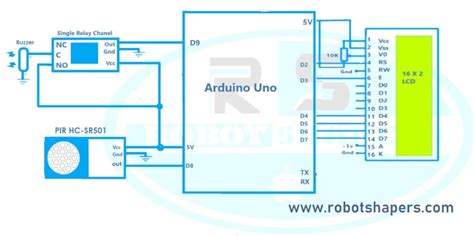 Arduino Based Motion Sensor Alarm Using PIR Sensor Module Robotshapers Best DIY Science