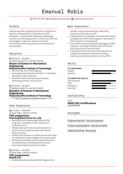 Biostatistician Resume Sample Kickresume