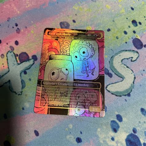 Rashmi And Ragavan Full Art Foil Play Test Mtg Card Rick And Morty