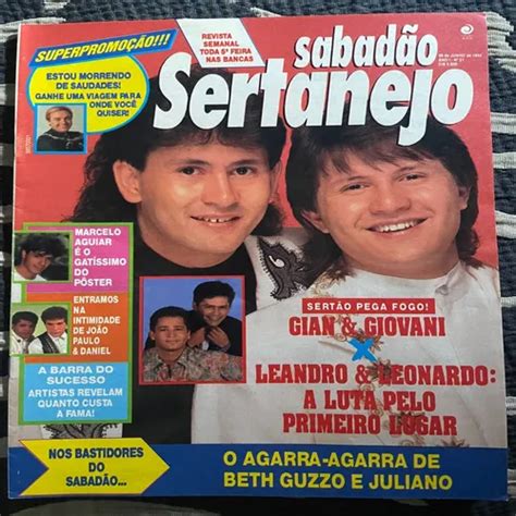 Sabadão Sertanejo Gian E Giovani Marcelo Aguiar Leandro Xuxa Mercadolivre