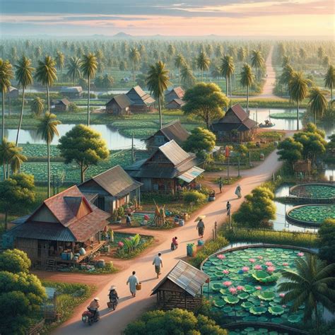 Rural House Landscape 🏞🏡beautiful Picture Created By អាណាចក្រសម្រស់